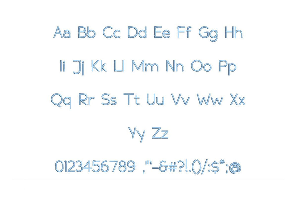 Block Six Rg ESA Font – digitizingwithlove