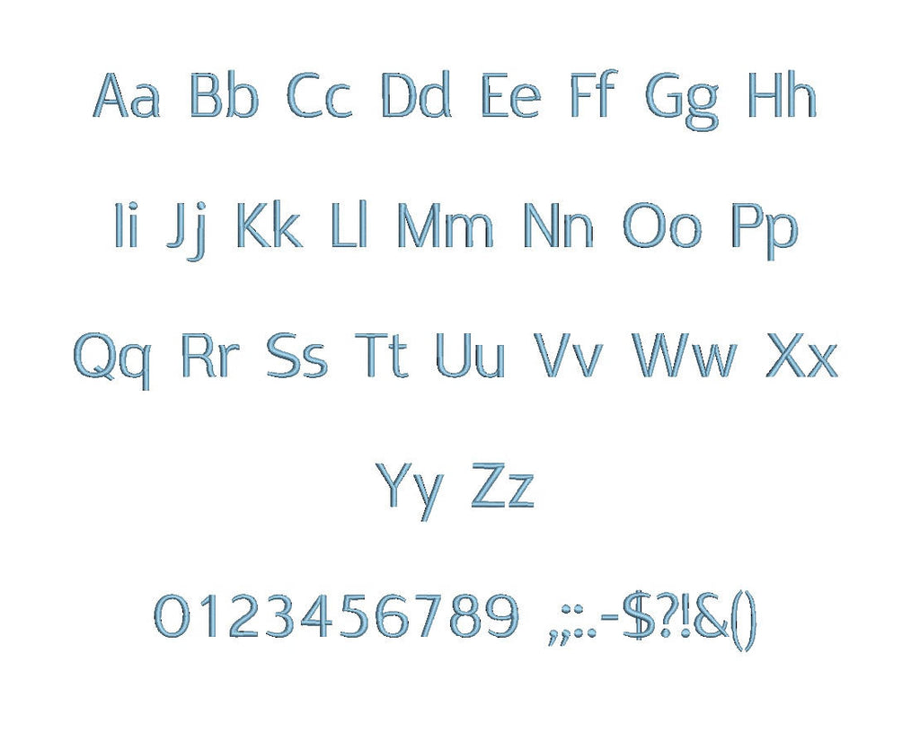 Titus font formats bx (which converts to 17 machine formats), + pes, S ...