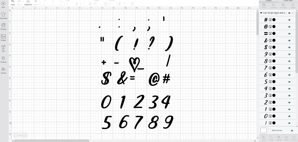 Liar Script font svg/eps/dxf alphabet cutting files (MHA ...
